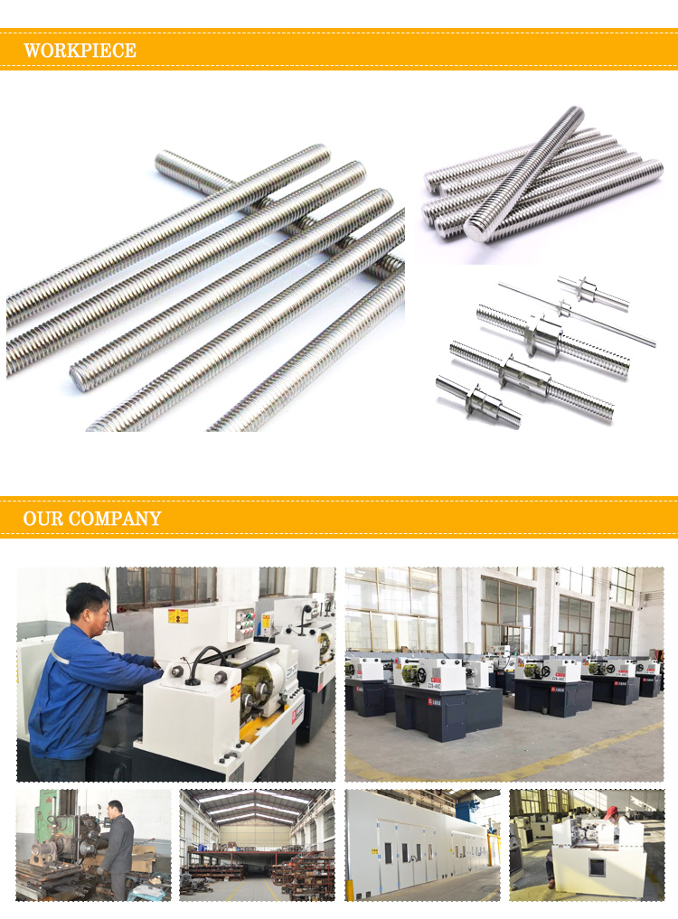 Factory production Stable precision hydraulic rebar thread rolling ...